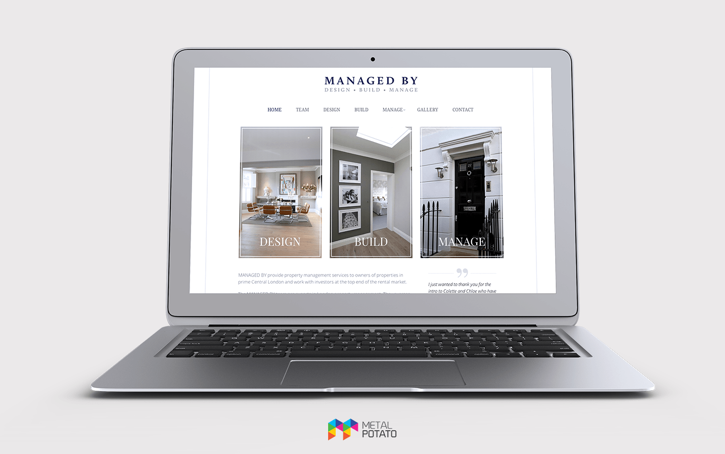 The Basics of Professional Web Design by Metal Potato