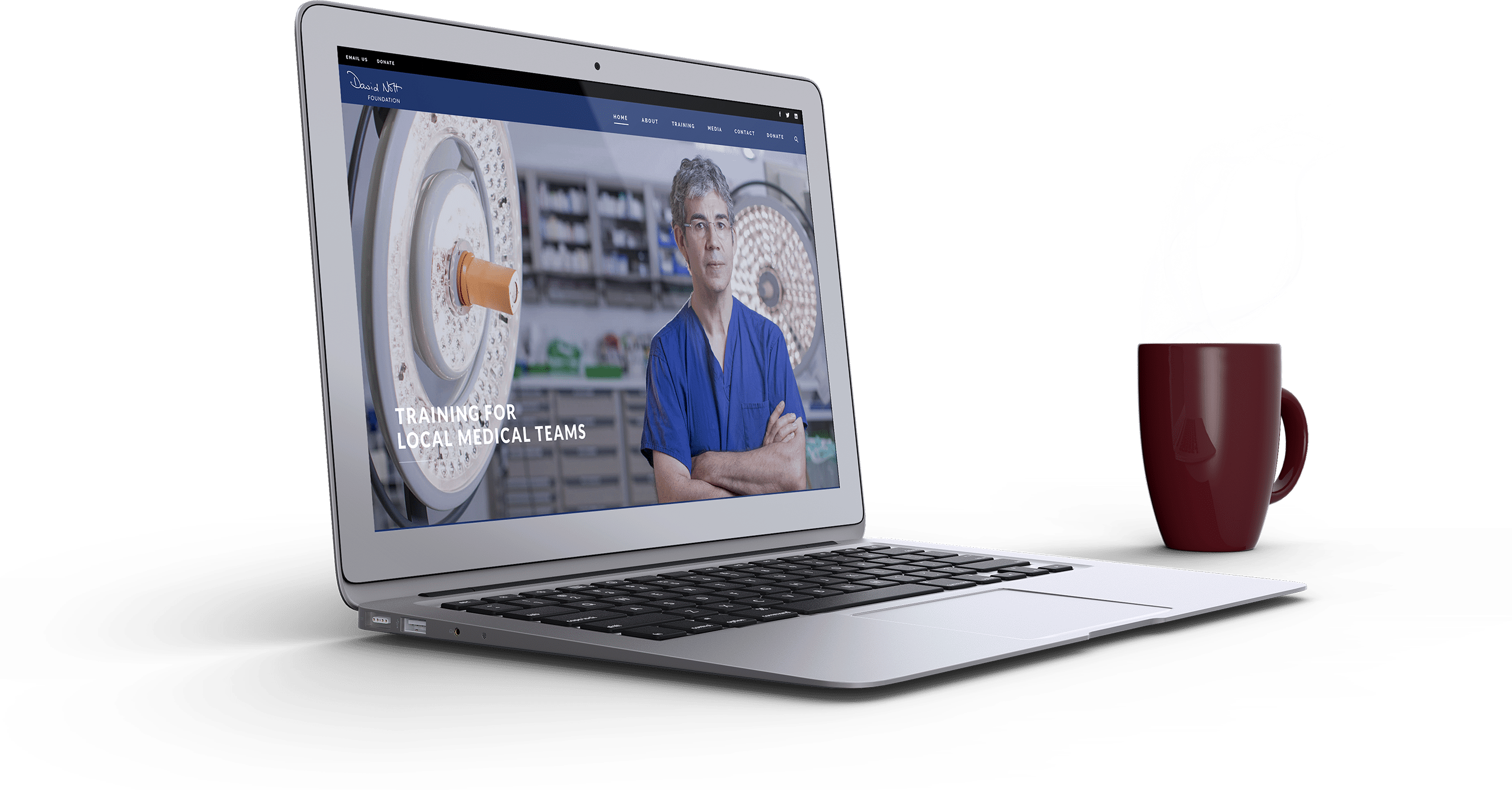 David Nott Foundation - Website Design Project by Metal Potato