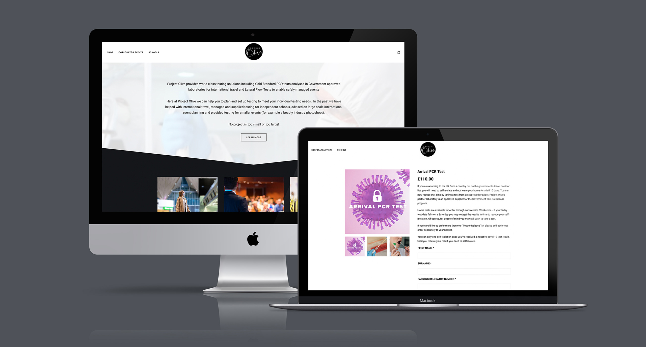 Project Olive | Web Design Project